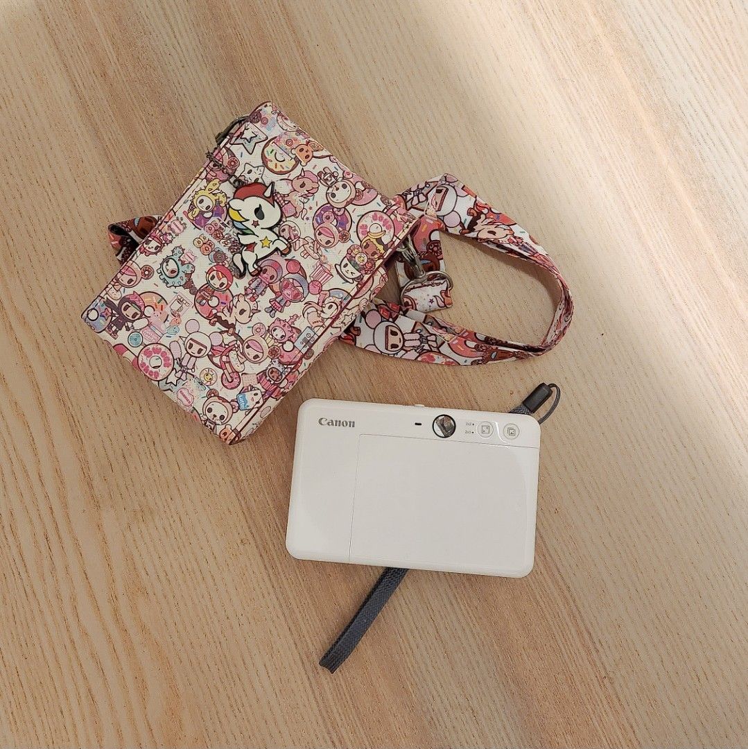 canon inspic zv-123a aesthetic white printout instant camera ...