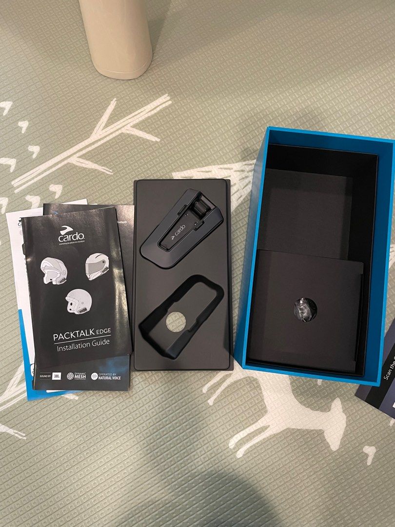 Cardo Packtalk Edge 1pc, Motorcycles, Motorcycle Accessories on Carousell