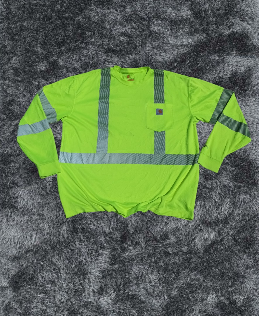 Carhartt Men's High Visibility Force Long Sleeve Class 3 Tee on Carousell Carhartt Men's High Visibility Force Long Sleeve Class 3 Tee on Carousell