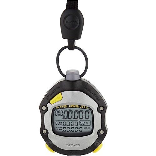 Casio HS-70W Black Multi-function Digital Stopwatch WITH 3 MONTHS SHOP WARRANTY, Luxury, Watches ...