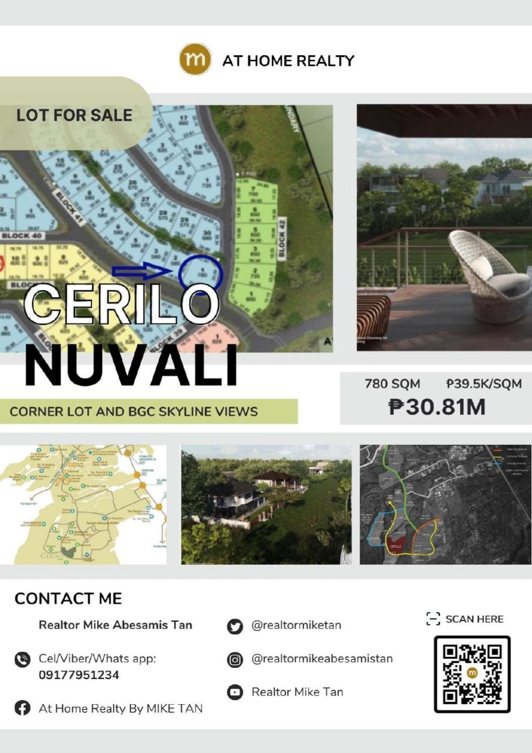CERILO NUVALI Lot for Sale, Property, For Sale, Lot on Carousell