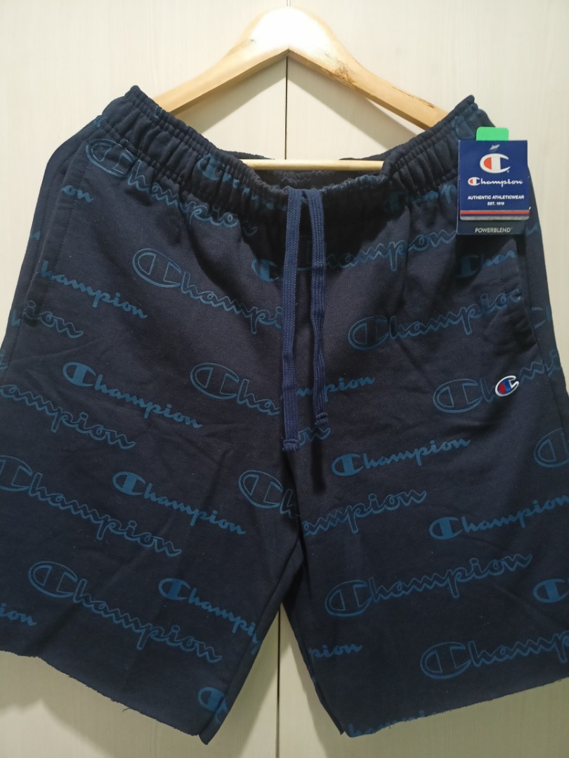 CHAMPION SHORT POWERBLEND, Men's Fashion, Activewear on Carousell