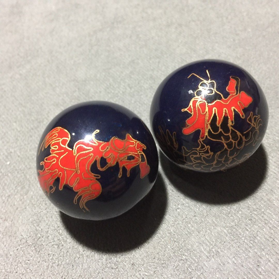 Chinese baoding balls/dragon and phoenix on Carousell