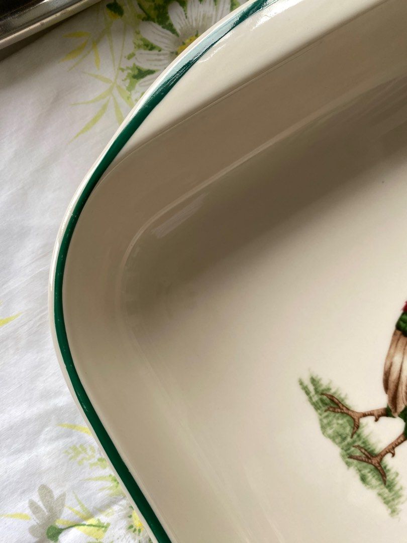Cloverleaf Pottery Farm Animals line Rooster Baking Dish/Tray on Carousell