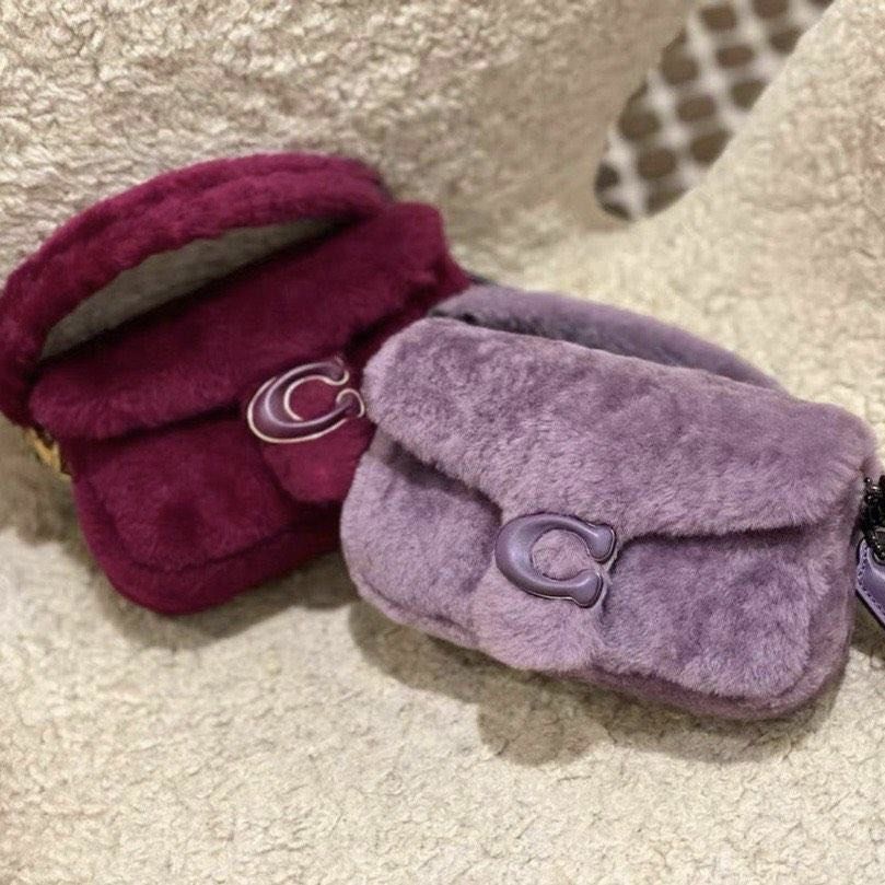 Coach Furry Pillow Tabby Shoulder Bag 18 (CC444), Women's Fashion, Bags ...