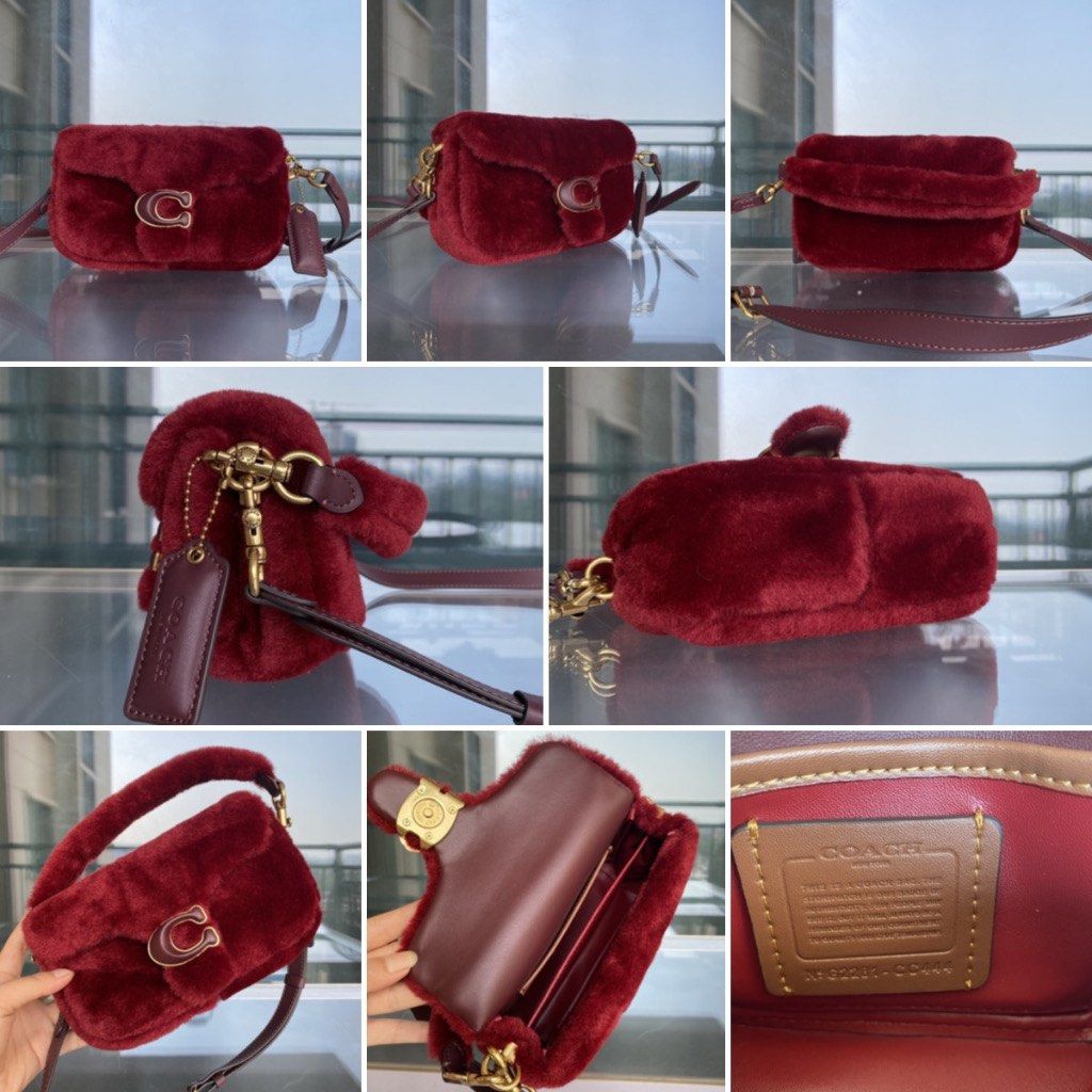 Coach Furry Pillow Tabby Shoulder Bag 18 (CC444), Women's Fashion, Bags ...