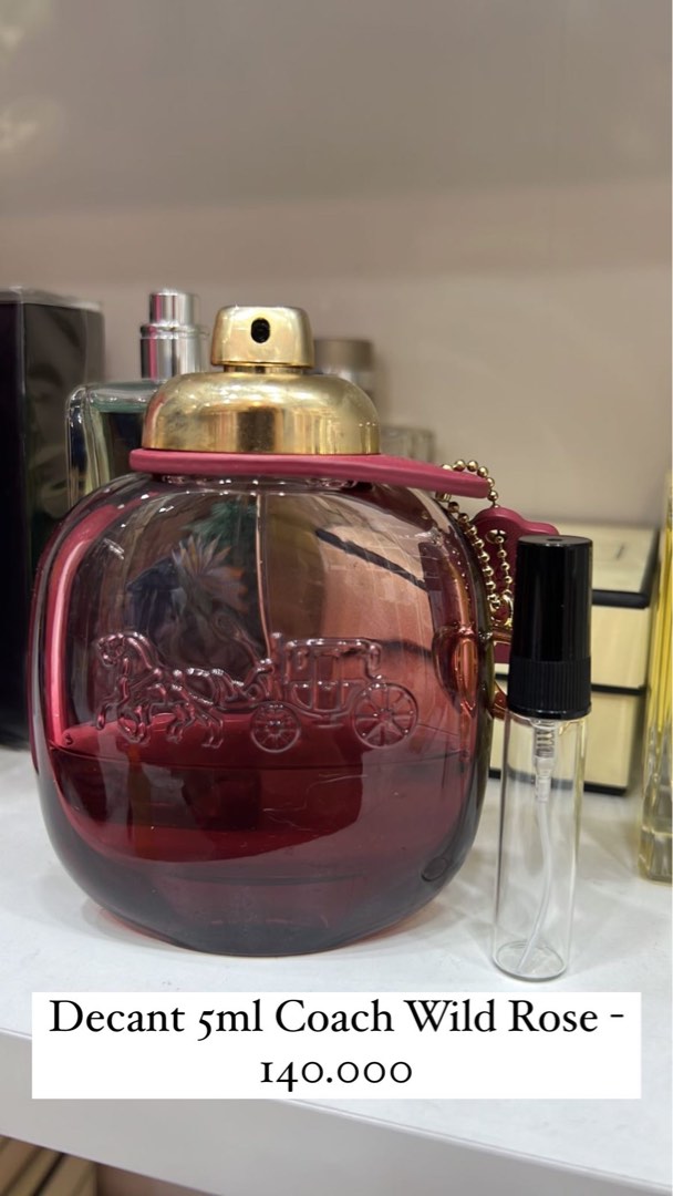 Coach Wild Rose 5ml, Kesehatan & Kecantikan, Parfum, Kuku & Lainnya di ...