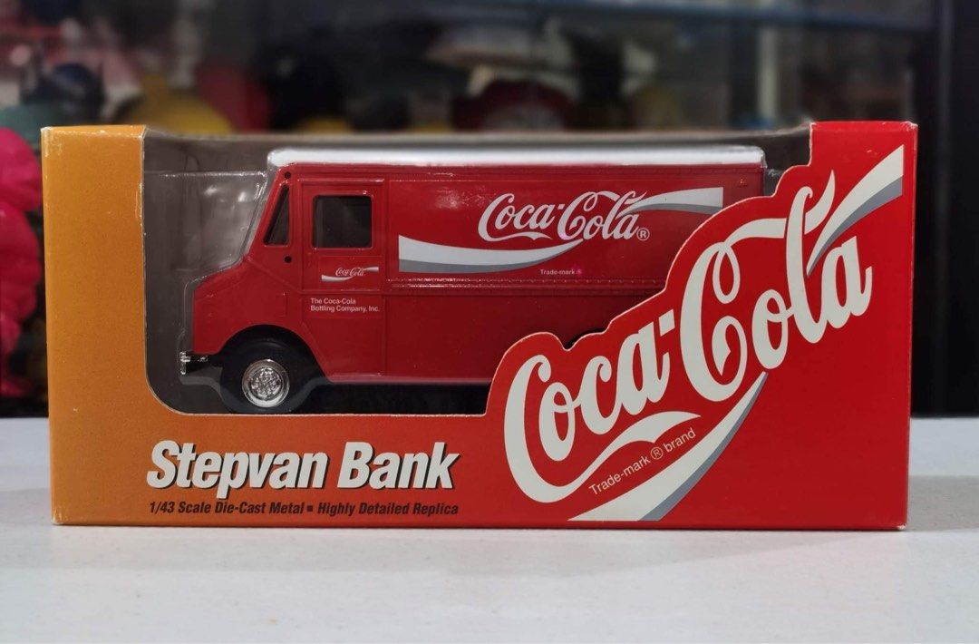 Coca Cola StepVan Bank W/Key 1996 1/43 Scale Coin bank on Carousell