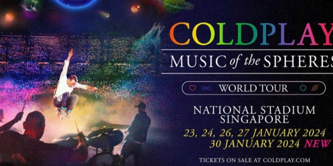 Coldplay 1x Standing pen ticket, Tickets & Vouchers, Event Tickets on ...