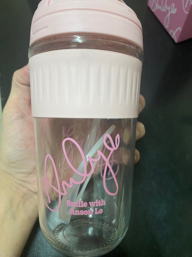 Colgate Mirror Anson Lo Smile With Anson Lo Glass Water Bottles 高路潔X ...