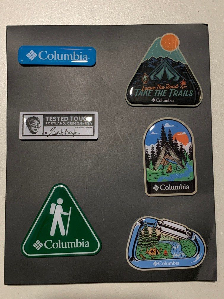 Columbia pins - set of 6, Hobbies & Toys, Memorabilia & Collectibles ...