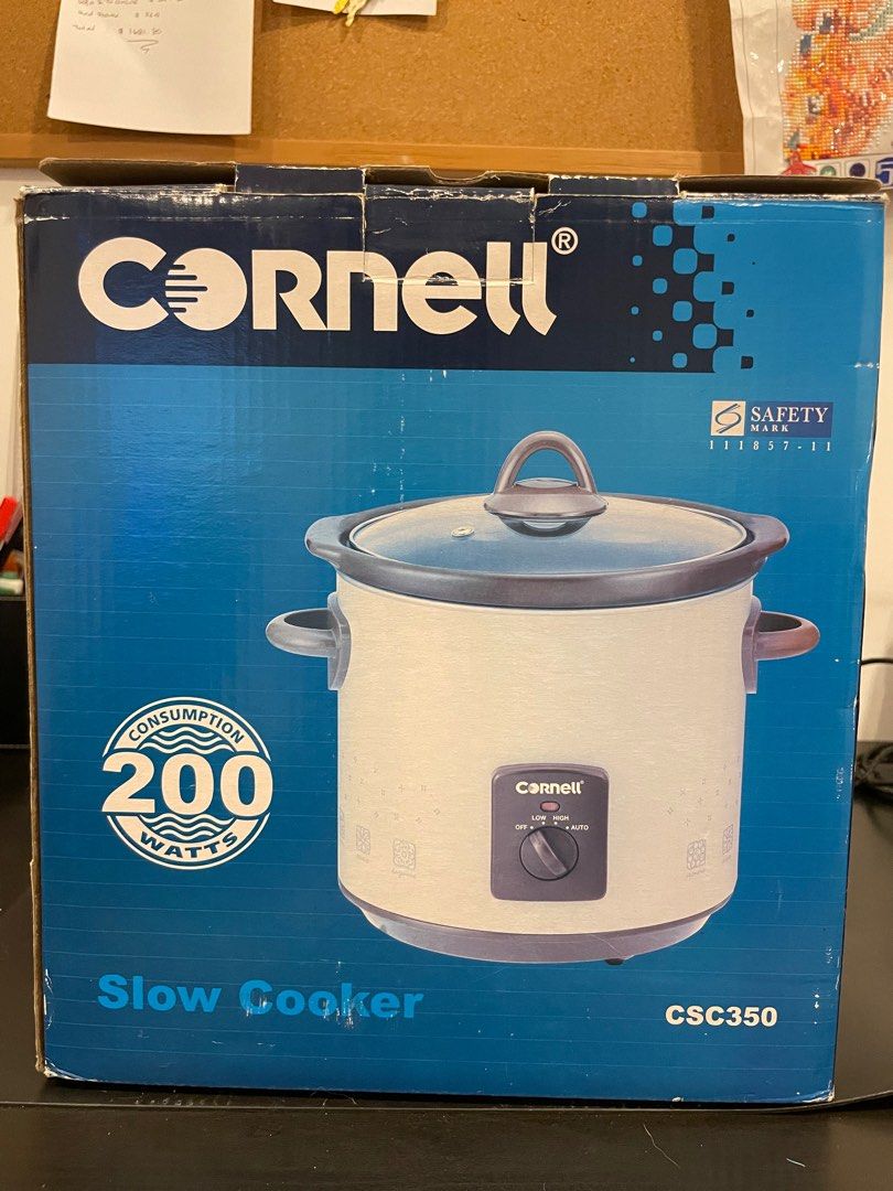 Cornell Slow Cooker CSC350, TV & Home Appliances, Kitchen Appliances ...