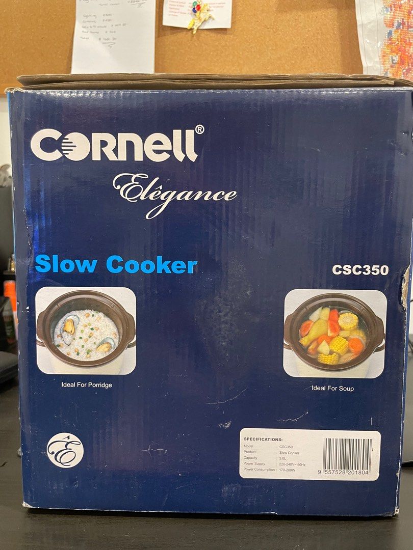 Cornell Slow Cooker CSC350, TV & Home Appliances, Kitchen Appliances ...