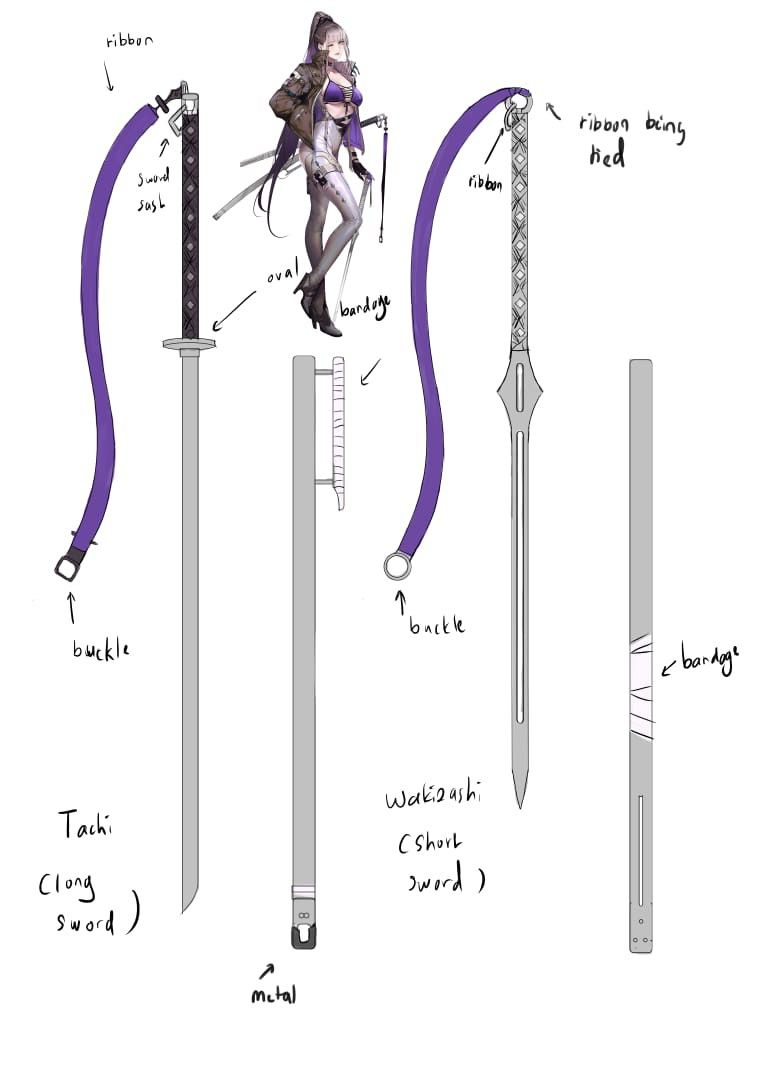 Cosplay Props Blueprints Art Commissions, Hobbies & Toys, Collectibles ...