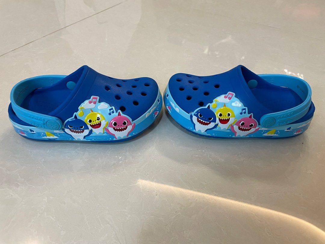 [Authentic] Crocs baby shark, Babies & Kids, Babies & Kids Fashion on ...