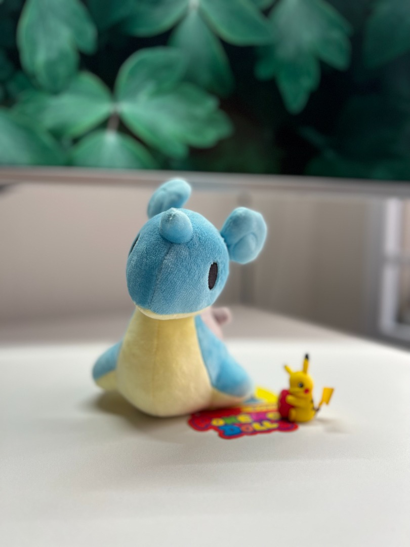 Cute eye Lapras Plushie, Hobbies & Toys, Toys & Games on Carousell