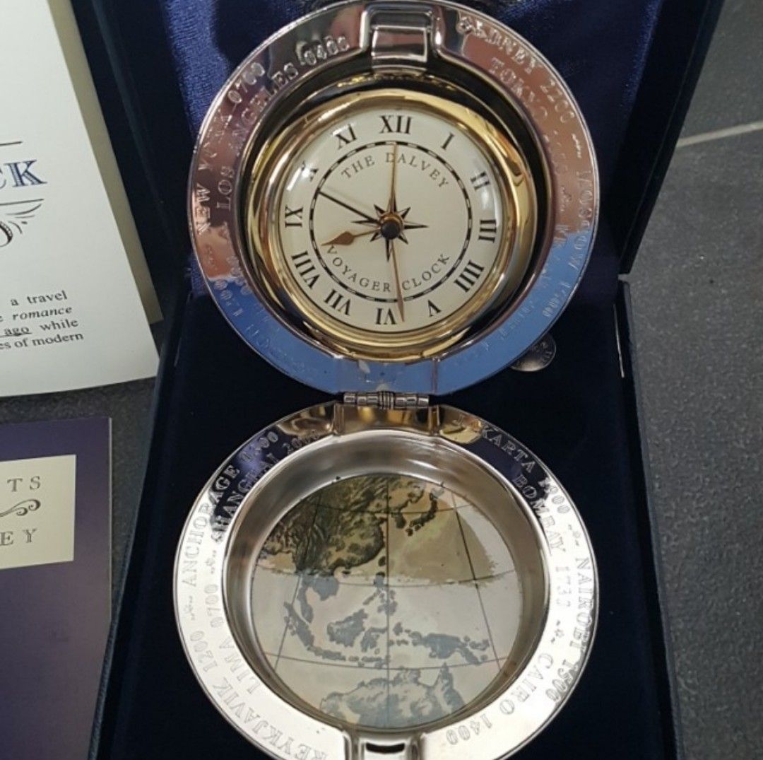 DALVEY VOYAGER Clock, Furniture & Home Living, Home Decor, Clocks on ...