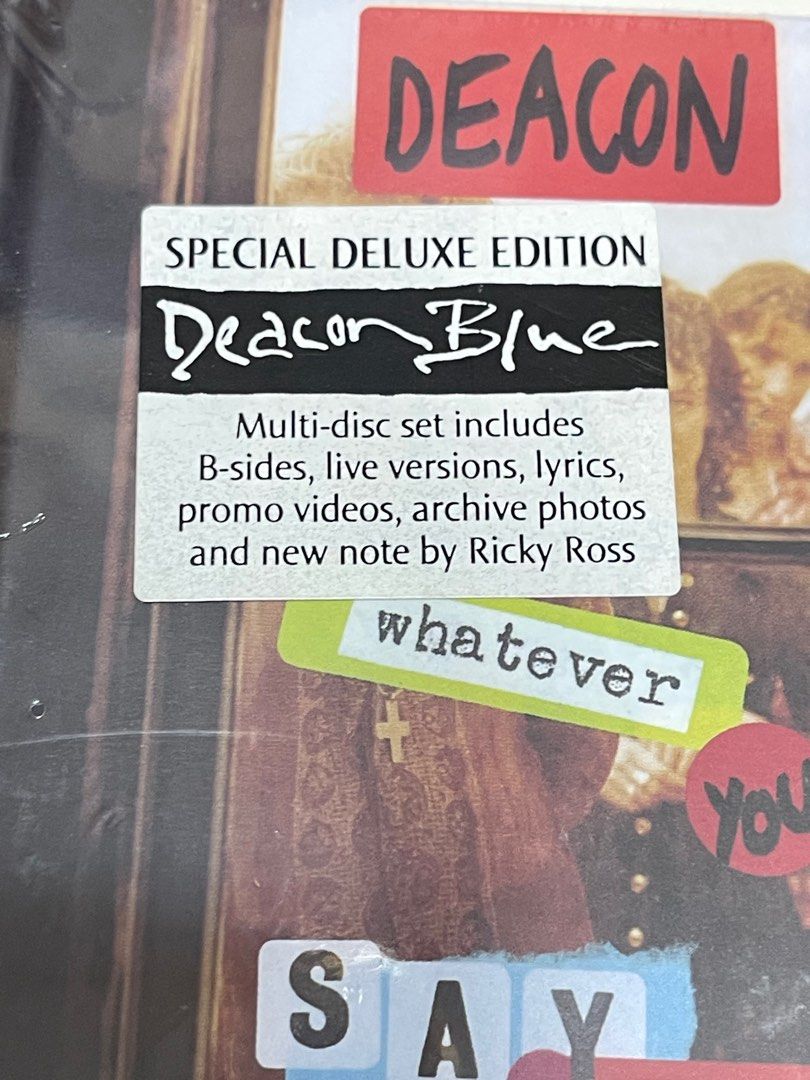 Deacon Blue – Whatever You Say, Say Nothing (deluxe edition 2CD + DVD) 全新未開封, 興趣及遊戲, 音樂、樂器 & 配件 ...