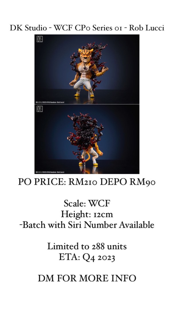 DK Studio - WCF CP0 - Rob Lucci, Hobbies & Toys, Toys & Games on Carousell