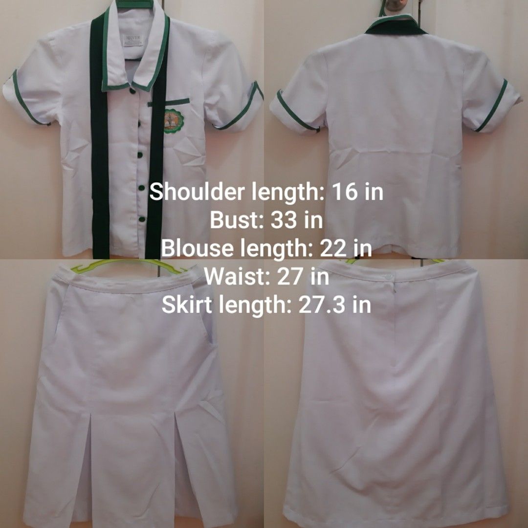 DLSMHSI Senior High Uniform on Carousell