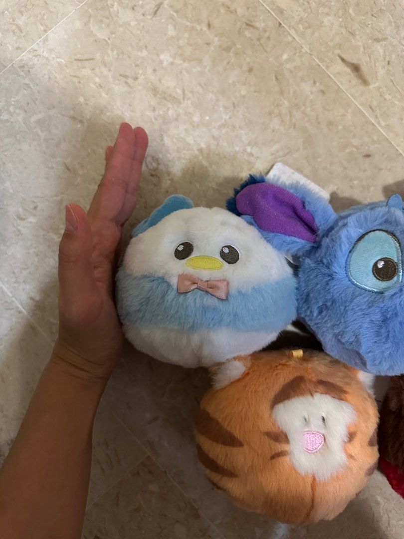 Donald Duck, stitch, chip and dale chipmunks, tigger, Mickey Mouse puff ...