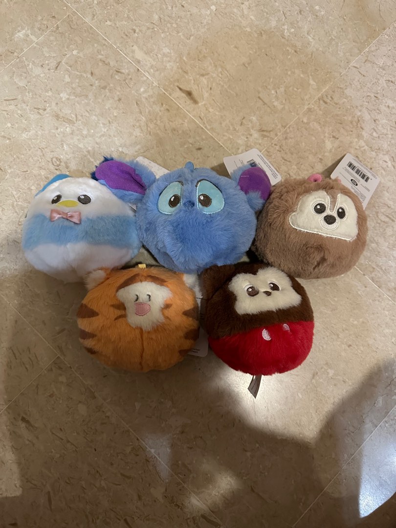 Donald Duck, stitch, chip and dale chipmunks, tigger, Mickey Mouse puff ...