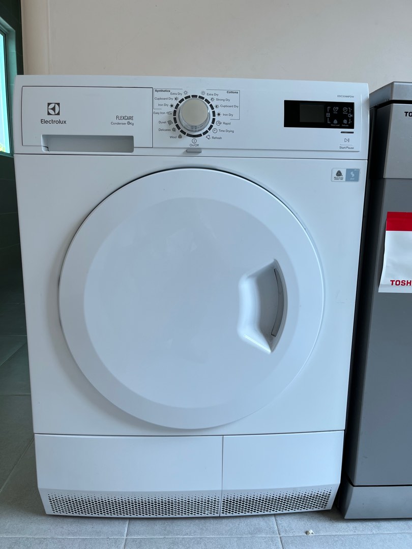 Electrolux condenser dryer 8kg, TV & Home Appliances, Washing Machines ...