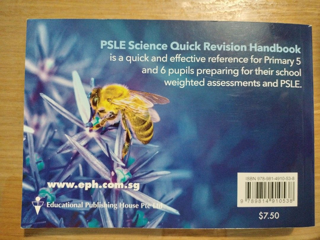 EPH PSLE Science Quick Revision Handbook, Hobbies & Toys, Books ...