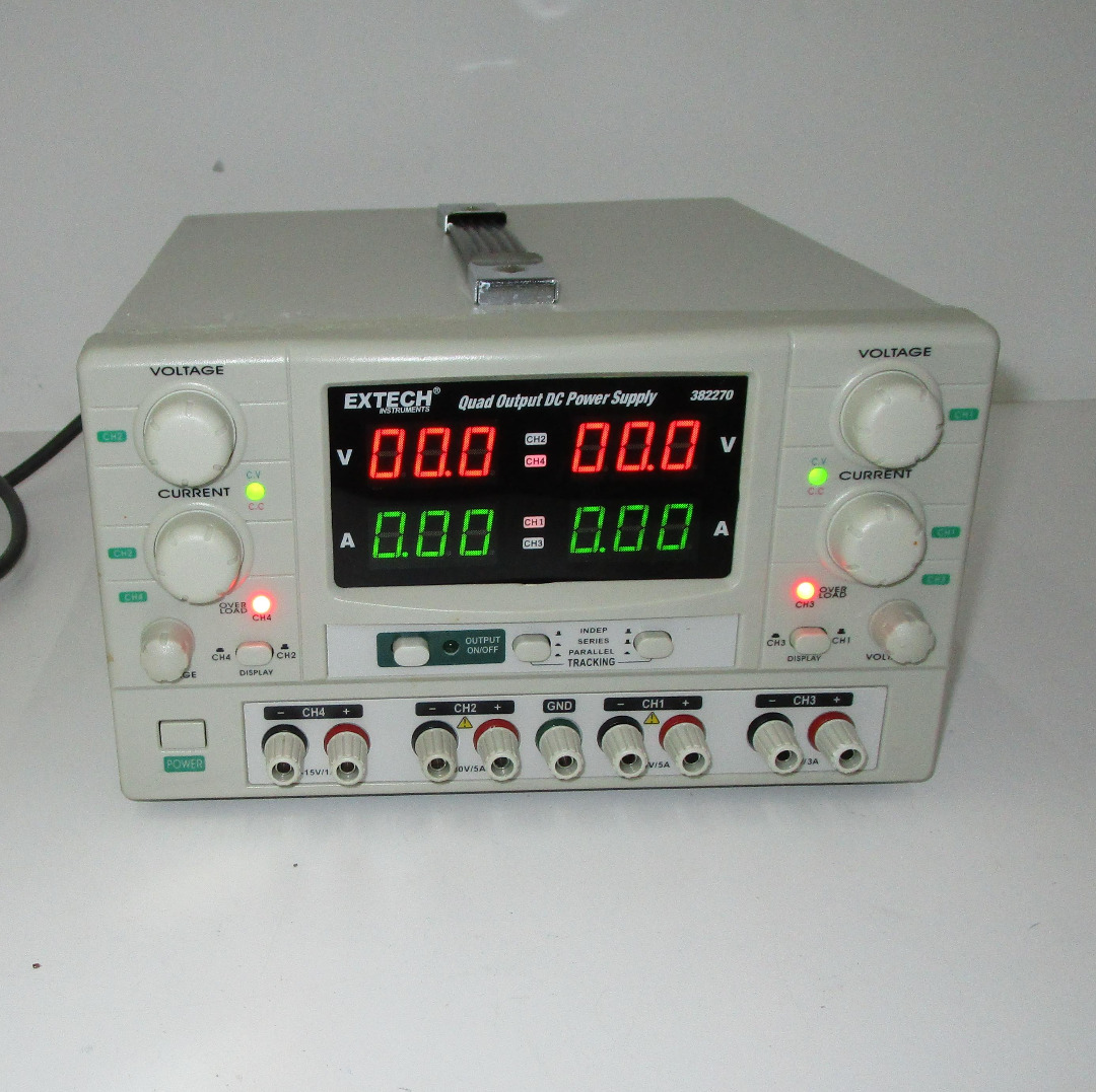 Extech 382270 Quad output power supply, Computers & Tech, Office ...