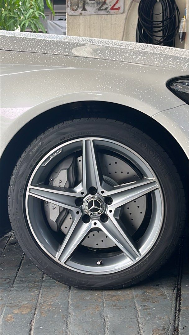 FIRE SALES - Original AMG 18” with ADVAN V105 tyres, Car Accessories ...