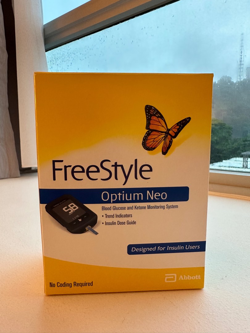 (Free delivery) Abbott Freestyle Optium Neo Glucose Monitor Lancet and ...