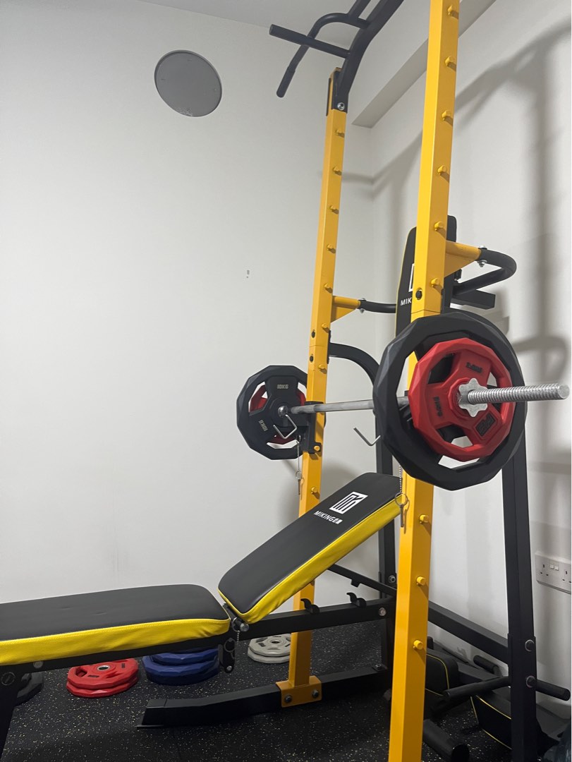 Full Home Gym Power Rack Set, Sports Equipment, Other Sports Equipment ...