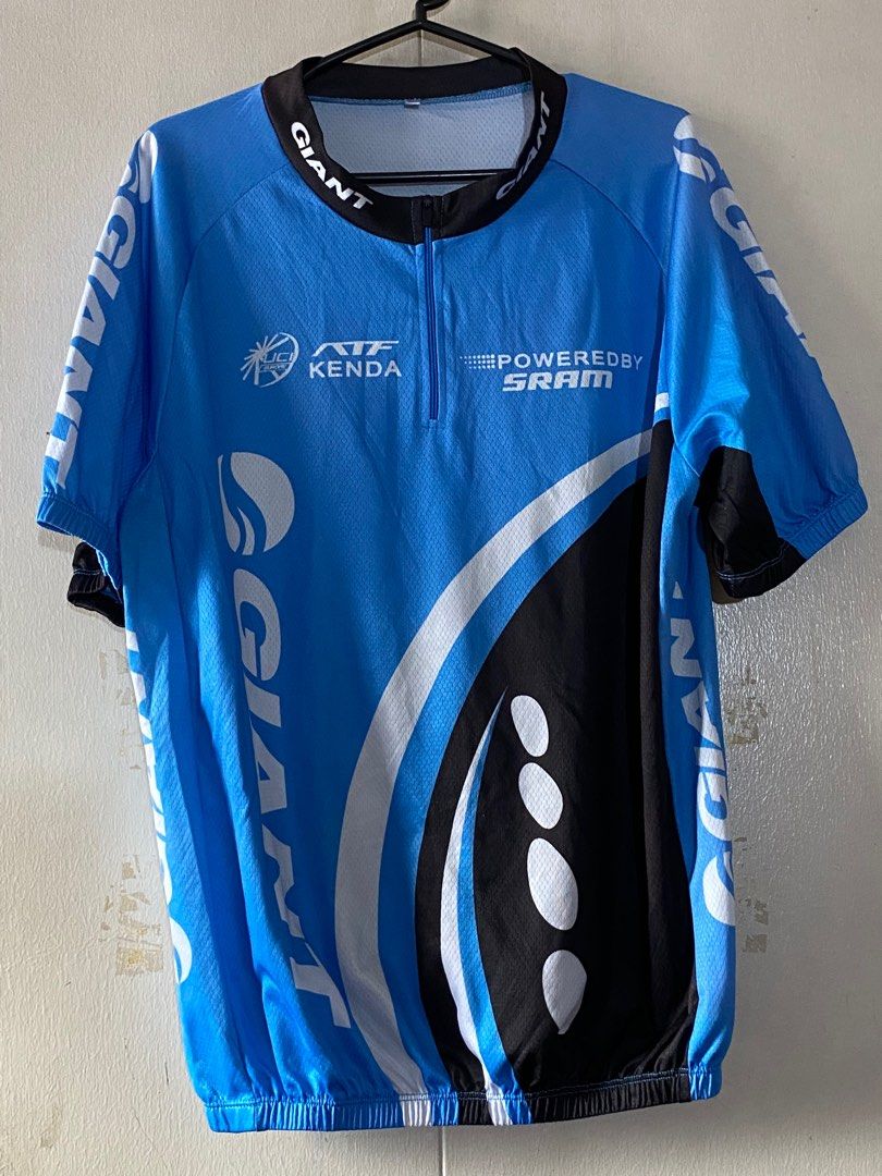 Giant Light Blue Cycling Jersey, Men's Fashion, Activewear on Carousell