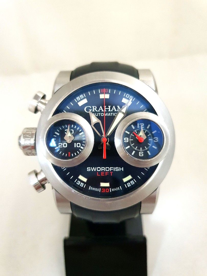 Graham Swordfish Left Chronograph Automatic Watch, Luxury, Watches on ...