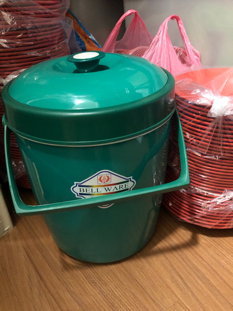 Green rice pail, Furniture & Home Living, Kitchenware & Tableware ...