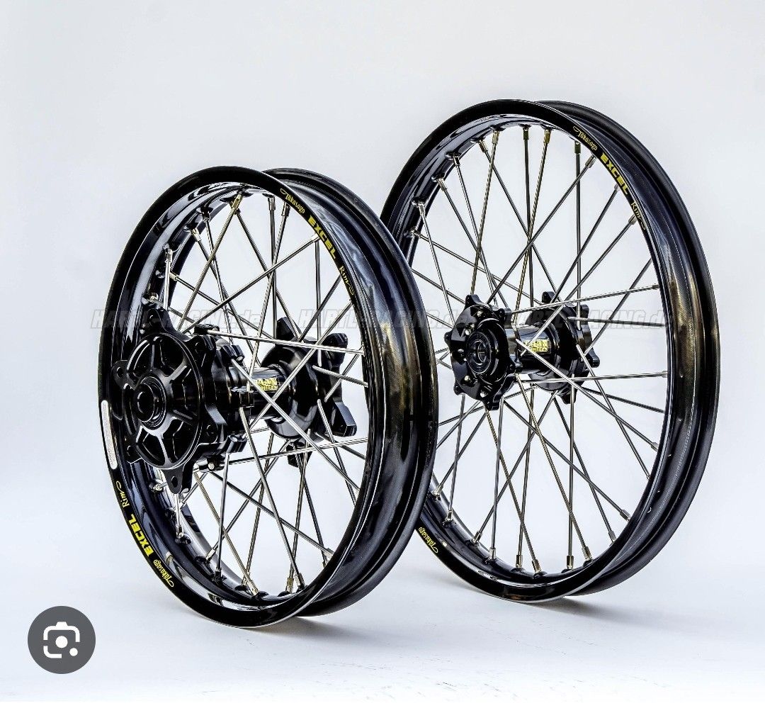 Takasago EXCEL rims for BMW F800GSA, Motorcycles, Motorcycle ...