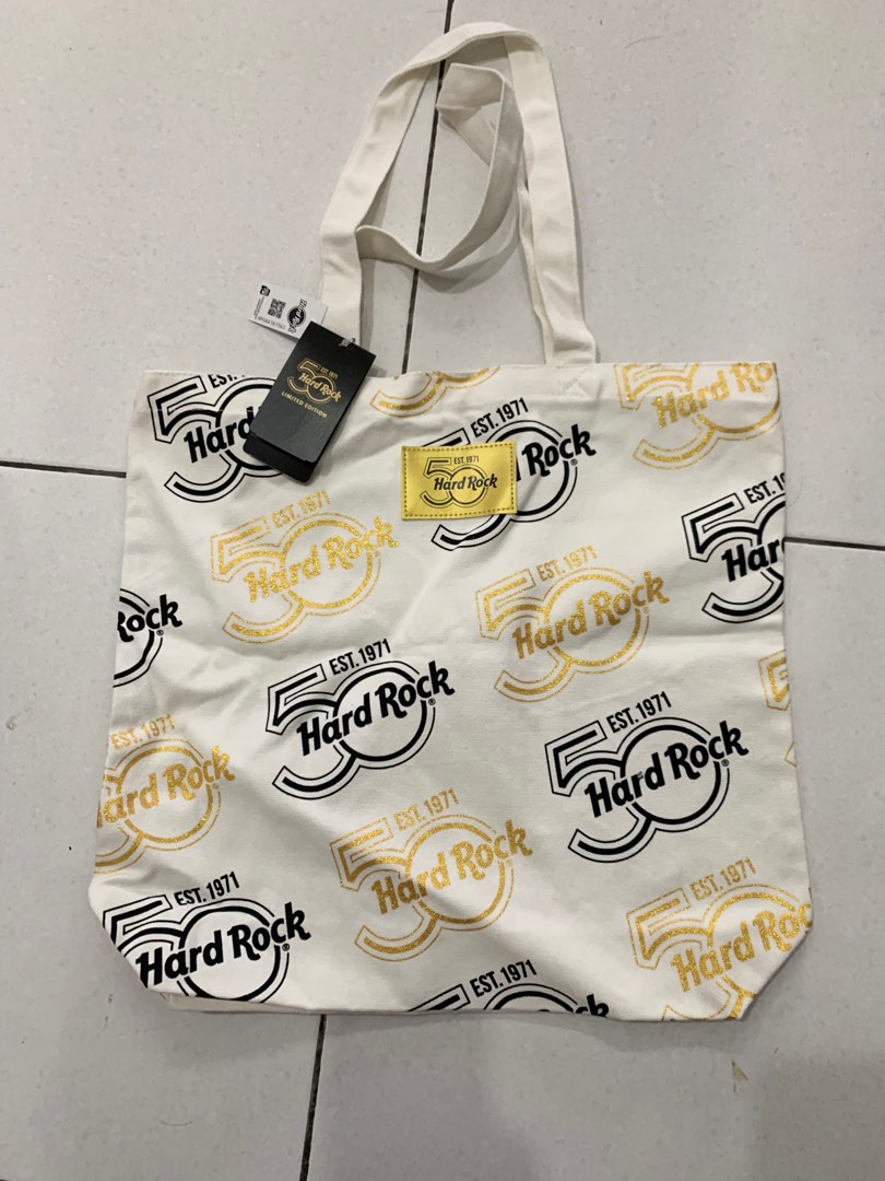 Hard Rock Cafe Tote Bag, Women's Fashion, Bags & Wallets, Tote Bags on ...