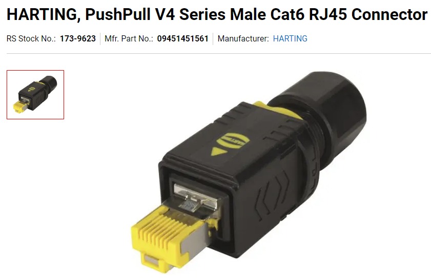 HARTING Plug and UTP Cable for Sale, Computers & Tech, Parts ...
