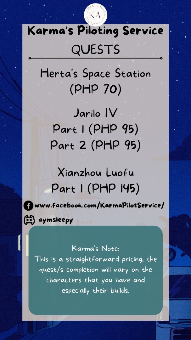 Honkai Star Rail Piloting Services (Karma Atomu on FB), Video Gaming, Video Games, Others on ...