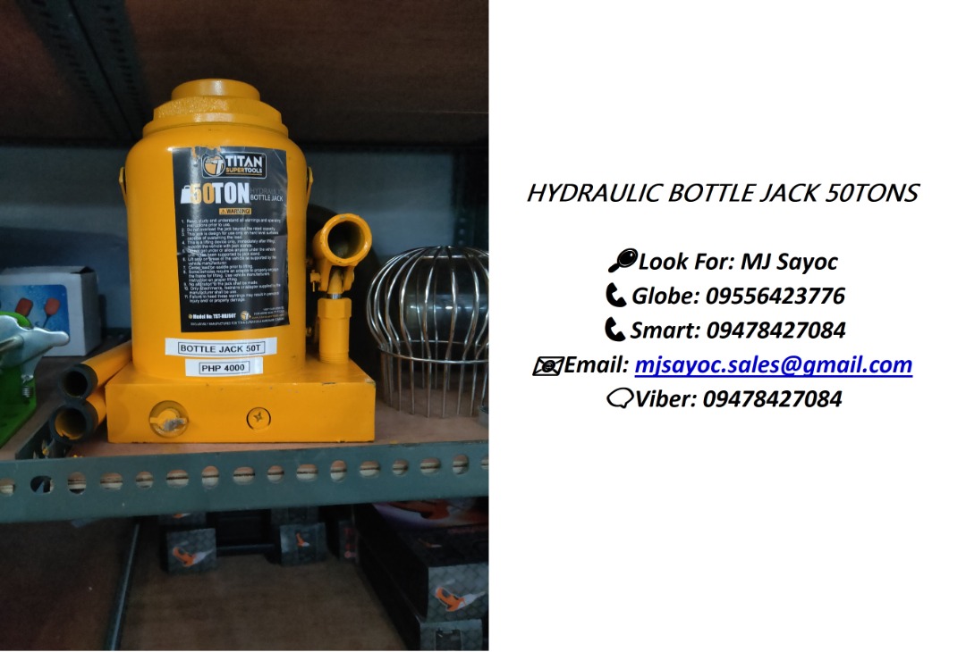 HYDRAULC BOTTLE JACK 50TONS, Commercial & Industrial, Industrial ...