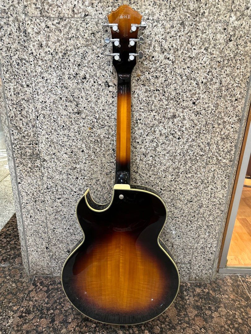 Ibanez AKJ95 VYS Artcore - vintage yellow sunburst, Hobbies & Toys, Music & Media, Musical ...
