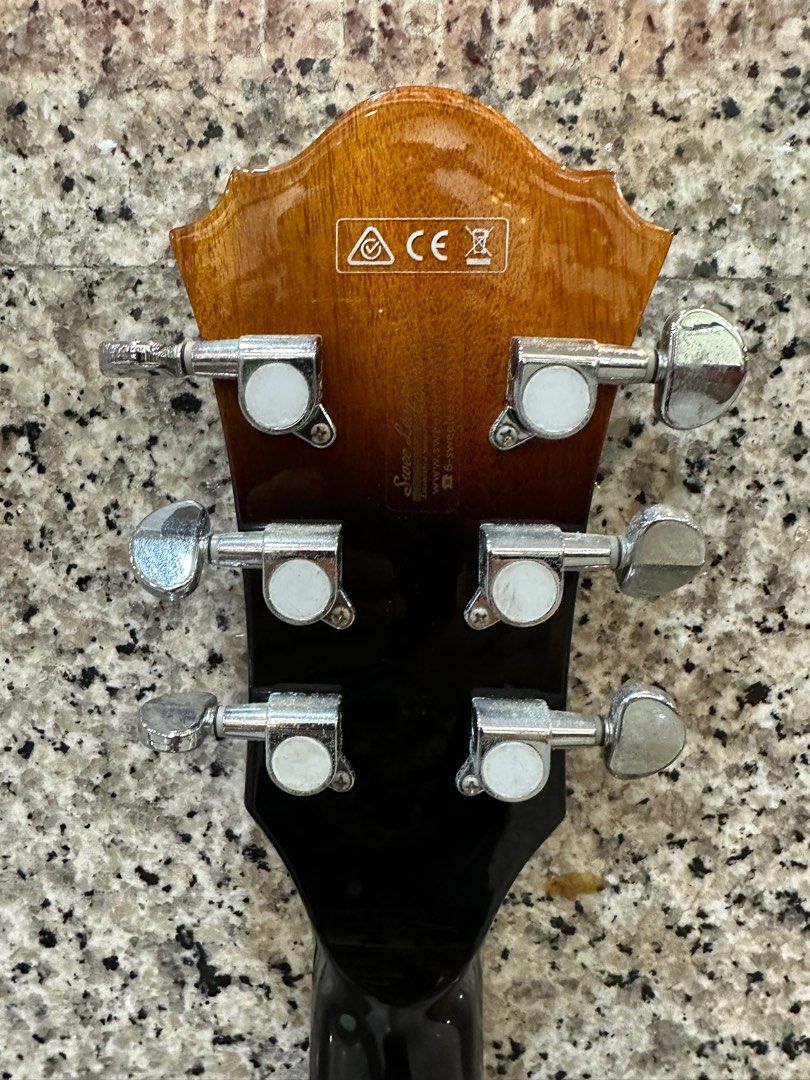 Ibanez AKJ95 VYS Artcore - vintage yellow sunburst, Hobbies & Toys, Music & Media, Musical ...