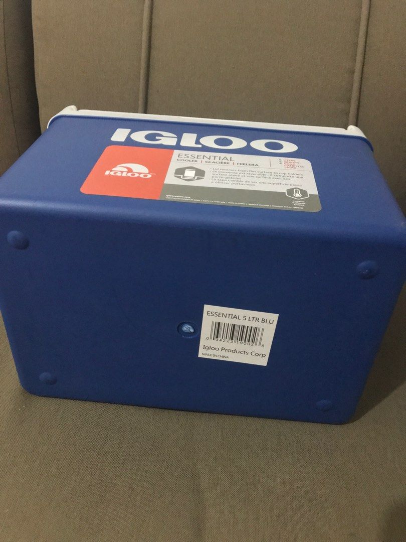 IGLOO ESSENTIAL 5 LITER COOLER (BLUE), Sports Equipment, Hiking ...