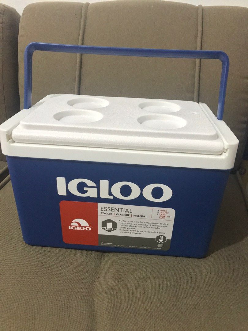 IGLOO ESSENTIAL 5 LITER COOLER (BLUE), Sports Equipment, Hiking ...