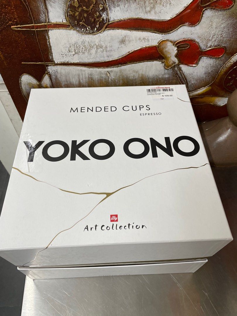Illy Cups Art Collectioni, Yoko Ono Mended Cups ,7 cups and saucers ...