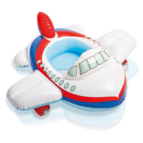 Infant toddler Inflatable swimming pool float floating airplane ...