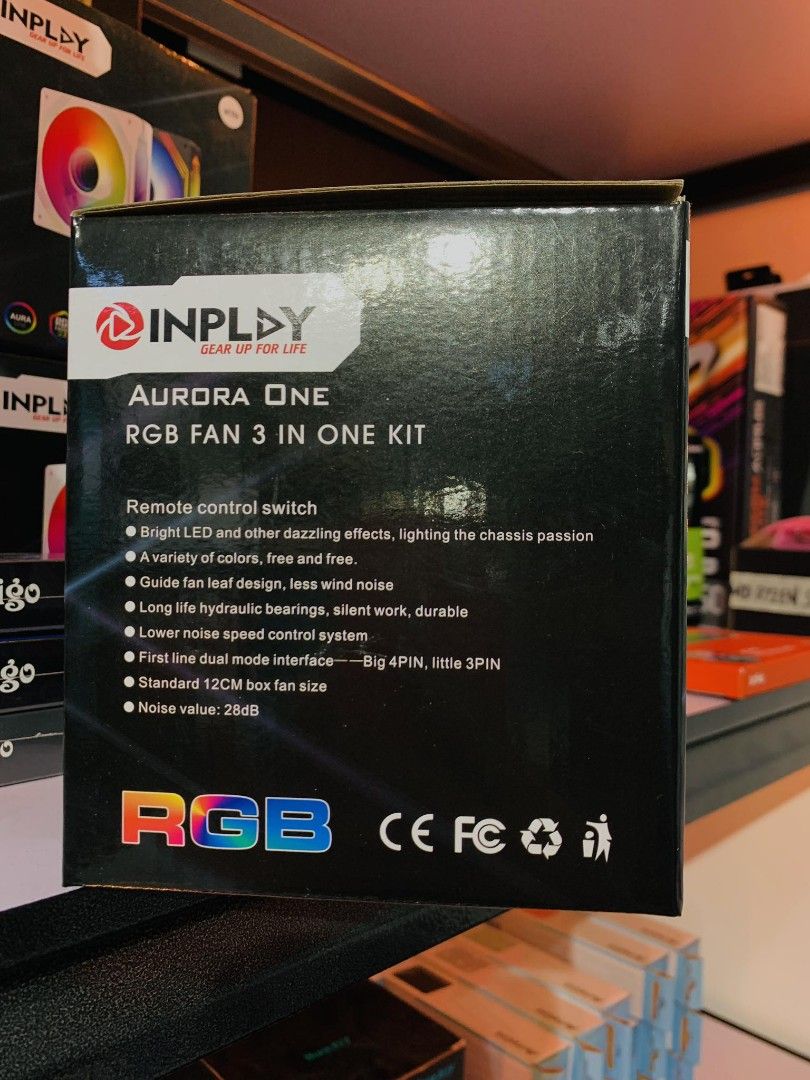 Inplay Seaview Tower X3 3in1 ARGB 120mm Case Fan Kit With Controller ...