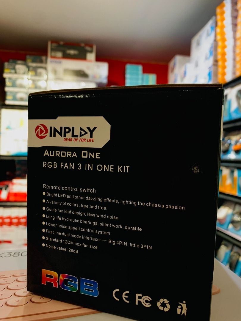 Inplay Seaview Tower X3 3in1 ARGB 120mm Case Fan Kit With Controller ...