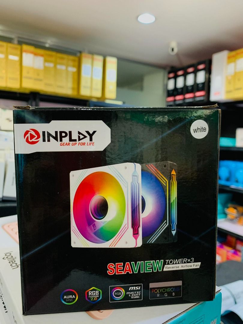 Inplay Seaview Tower X3 3in1 ARGB 120mm Case Fan Kit With Controller ...