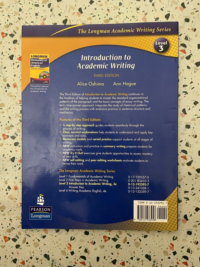 Introduction to Academic Writing Level 3, Hobbies & Toys, Books ...